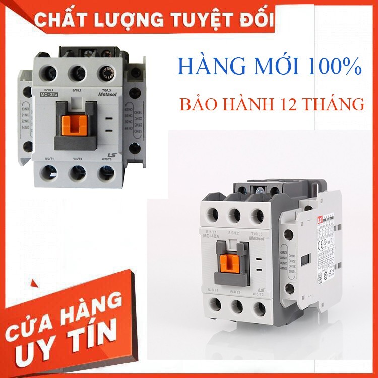 Contactor LS MC 9A, 12A, 18A, 22A ( khởi LS, Khởi động từ LS, Công tắc ...