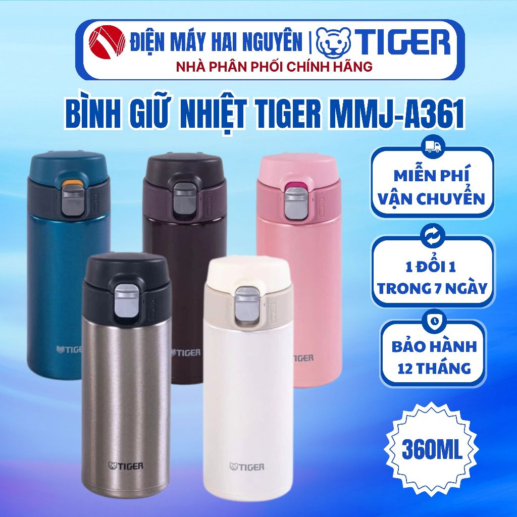 Bình giữ nhiệt Tiger MMJ-A361, dung tích 360ml | Shopee Việt Nam