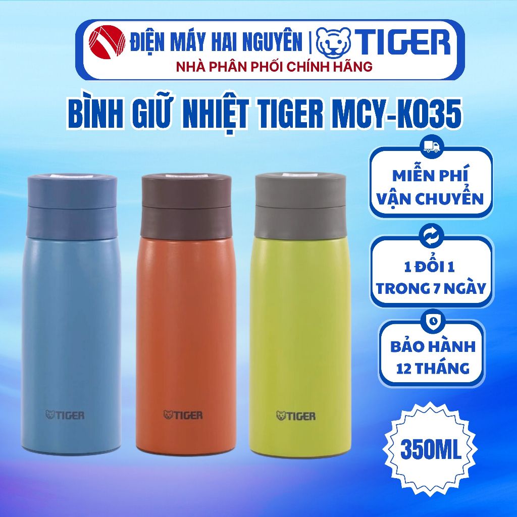 Bình giữ nhiệt Tiger MCY-K035, dung tích 350ml | Shopee Việt Nam