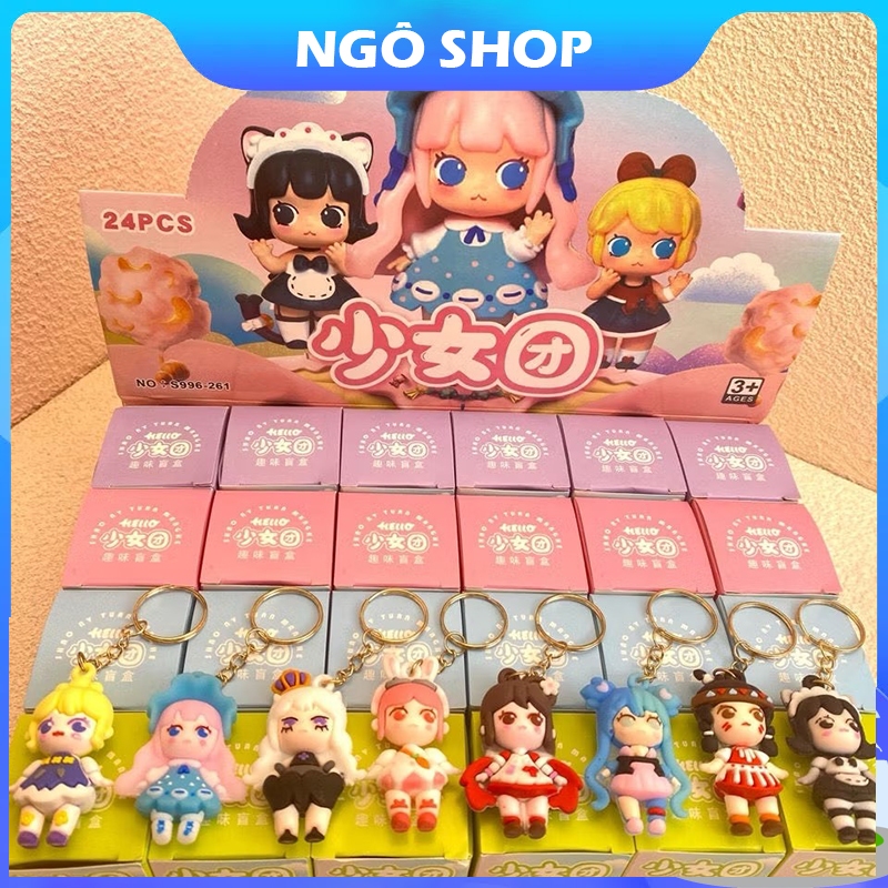 Móc Khoá Bất Ngờ Cô Gái, Labubu, Baby Cry, Baby Three Hộp Mù Blind Box ...