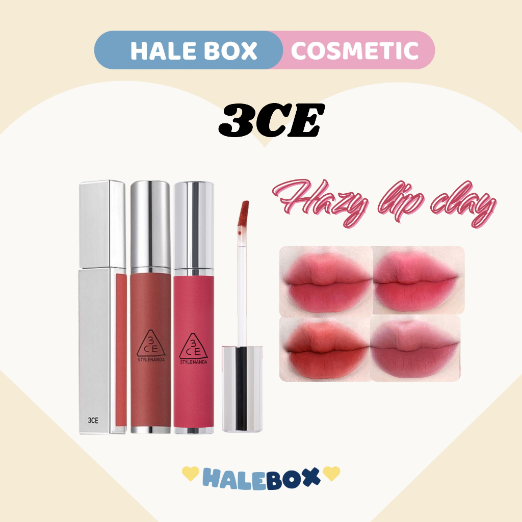 Son Bùn 3CE Hazy Lip Clay Full Màu [HipaMine - Type Girl - Painting Cot ...