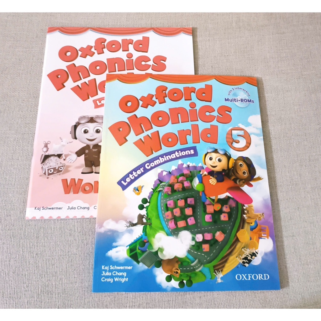 Sách Oxford Phonics World Level 5 (bộ 2 cuốn) Bản offset | Shopee Việt Nam