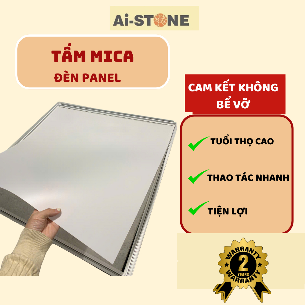 Tấm mica trong suốt hắt tản sáng đèn led panel 60x60cm mika trắng sữa ...