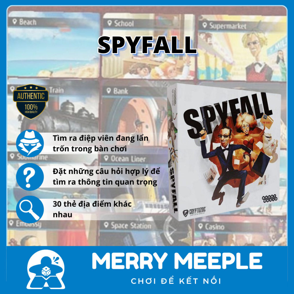 [US] Spyfall - Trò Chơi Board Game | Shopee Việt Nam