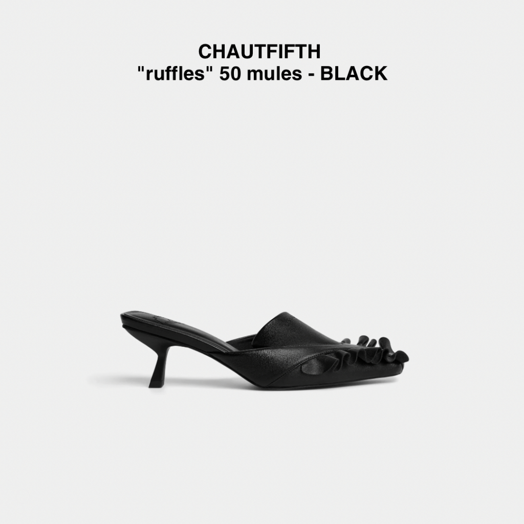 Giày RUFFLES 50 MULES - CHAUTFIFTH | Shopee Việt Nam