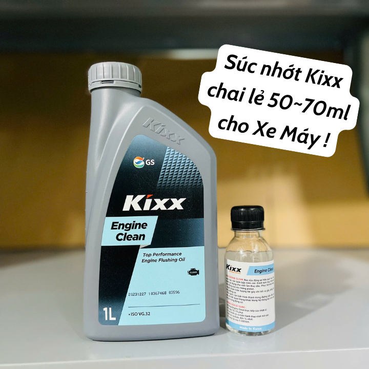 Dung Dịch Súc Nhớt, Súc Rửa Động Cơ KIXX ENGINE CLEAN cho Xe Máy Xe Ô ...