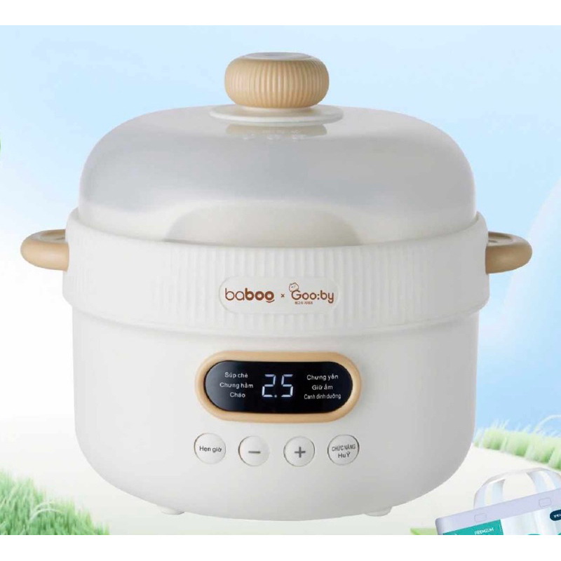 Nồi nấu cháo chậm Baboo Gooby | Shopee Việt Nam