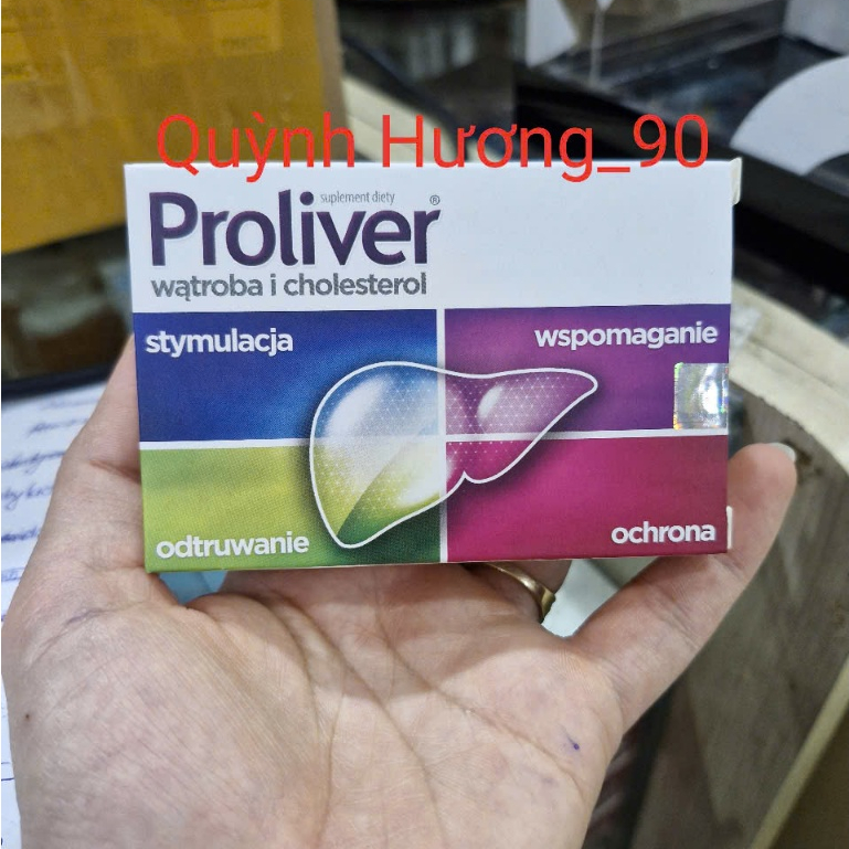 Viên uống PROLIVER hộp 30 viên giúp tăng cường chức năng gan,giải độc ...