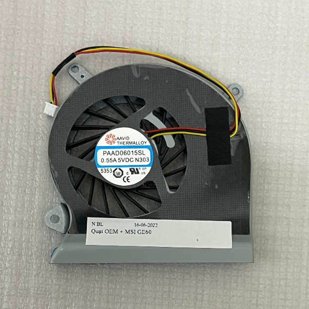 Quạt Tản Nhiệt Laptop MSI GE60 MS-16GA MS-16GC | Shopee Việt Nam