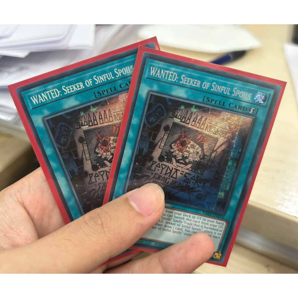 Thẻ bài Yugioh - WANTED: Seeker of Sinful Spoils - RA03-EN074 - Secret ...