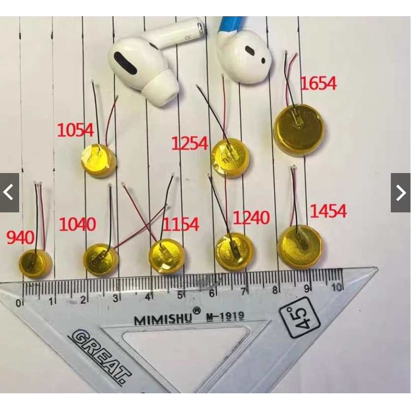 Pin Tai nghe LIR940 1045 1054 1040 1140 1154 1240 1254 3.6V 68mAh micro ...