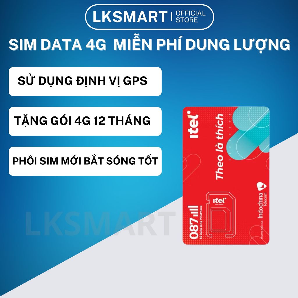 Sim 4G dành cho các loại định vị, sim sẵn 4G 12 tháng | Shopee Việt Nam