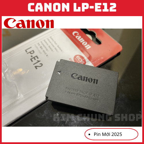 Pin Lithium Canon LP-E12 dùng cho các dòng máy ảnh Canon EOS M10, EOS ...