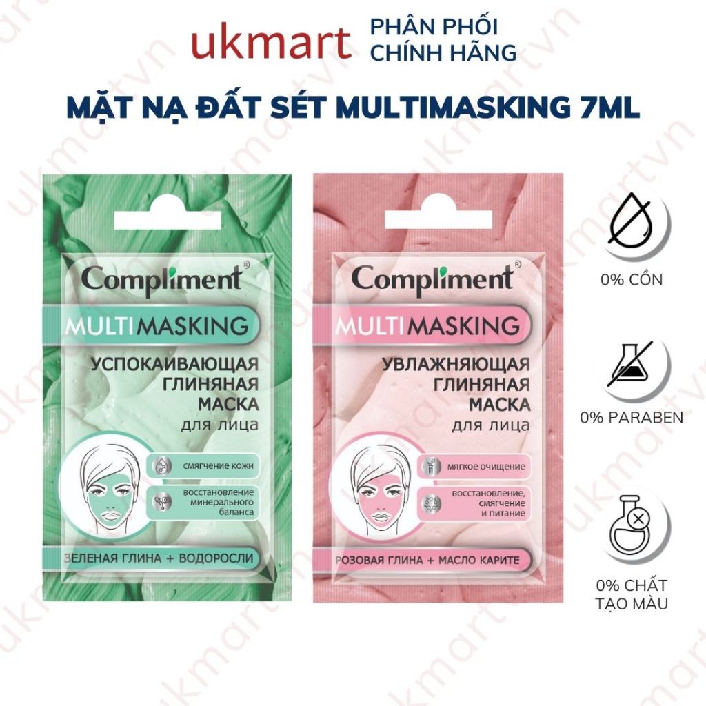 [HB GIFT] Mặt Nạ Đất Sét Compliment Multimasking 7ml | Shopee Việt Nam