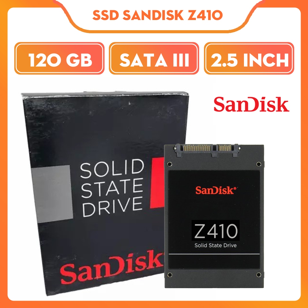 Ổ Cứng SSD Laptop SANDISK Z410 120GB 2.5" | Shopee Việt Nam