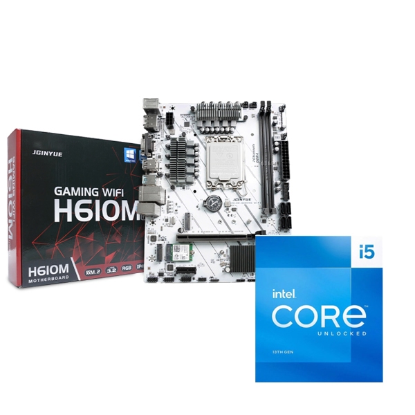Combo Main Chip H610 + 13400F Tray, Mainboard H610M + CPU 13400F ...