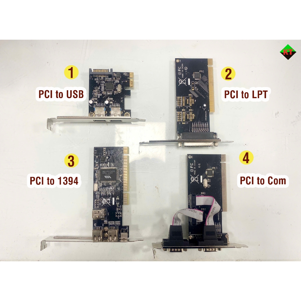 Card PCI cho máy tính (PCI to com, PCI to USB, PCI to 1394, PCI to LPT ...