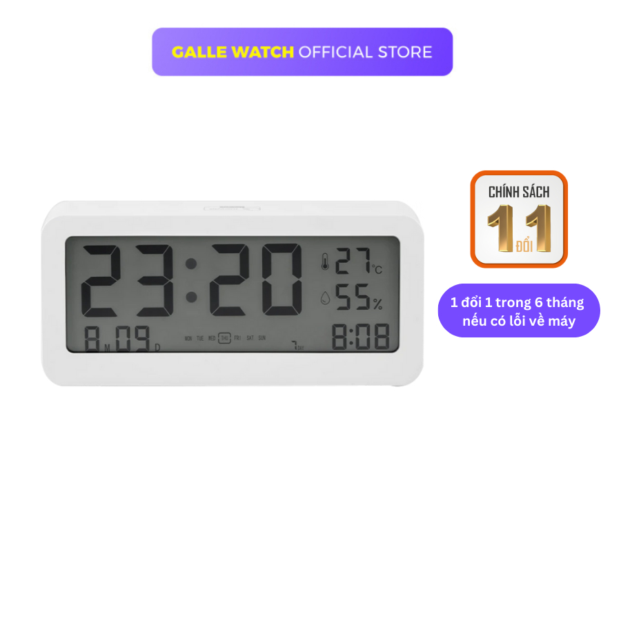 Đồng hồ để bàn SEN CLOCK SC001 Màn hình LCD, kiểu dáng thanh lịch, xuất ...