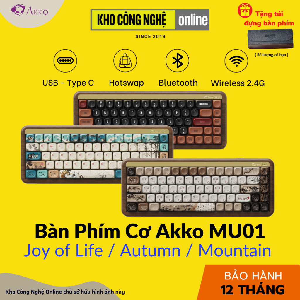 Bàn phím cơ AKKO MU01 Joy of Life / Autumn / Mountain Seclusion ...