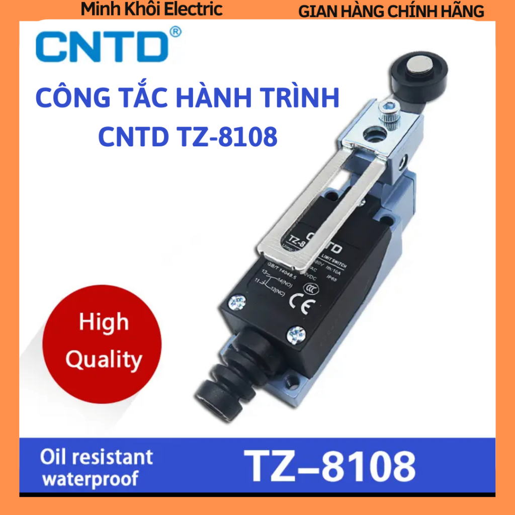 Công tắc hành trình CNTD TZ-8108,công tắc điều khiển tự động,công tắc giới hạn,công tắc chạm ...
