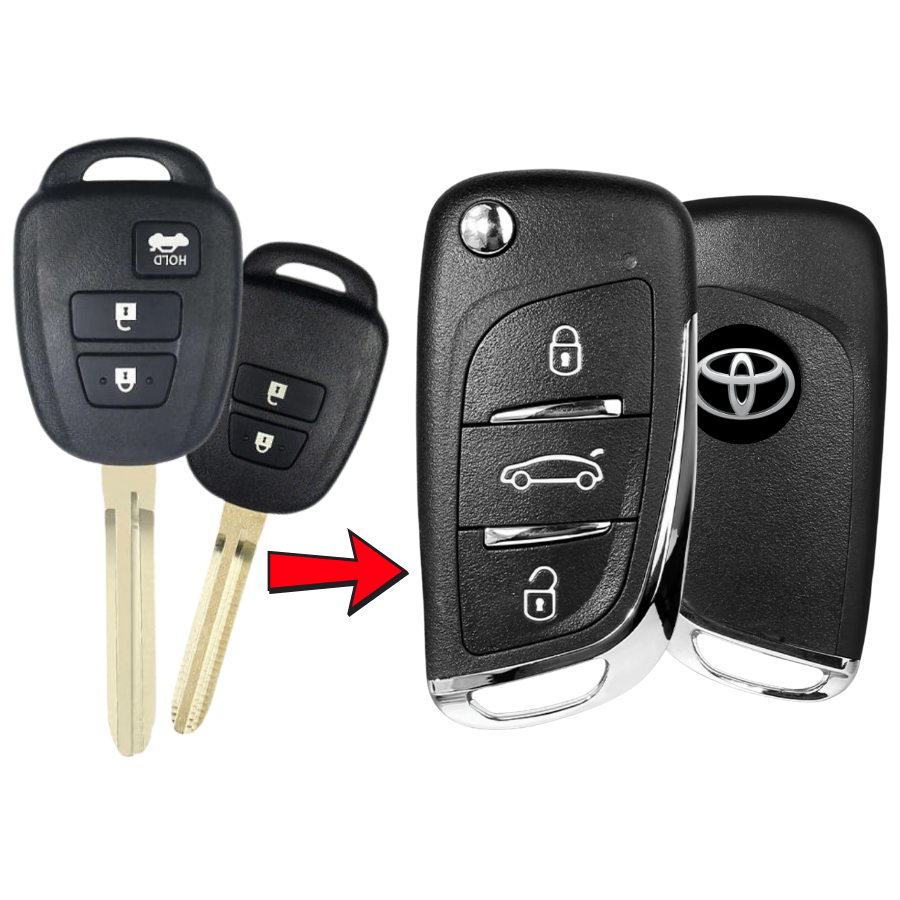 Chìa Khoá remote Toyota Vios, Innova, Fortuner đời 2015 đến 2025 mẫu ...