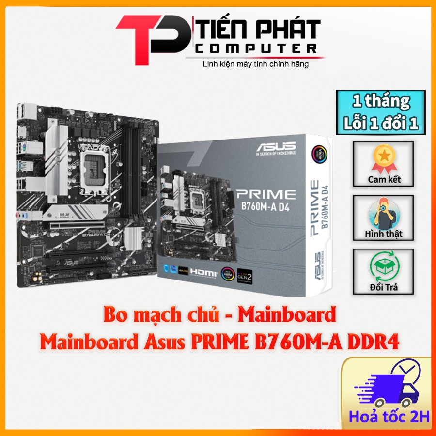 [HOT] Mainboard ASUS PRIME B760M-A D4 - Chính Hãng | Shopee Việt Nam