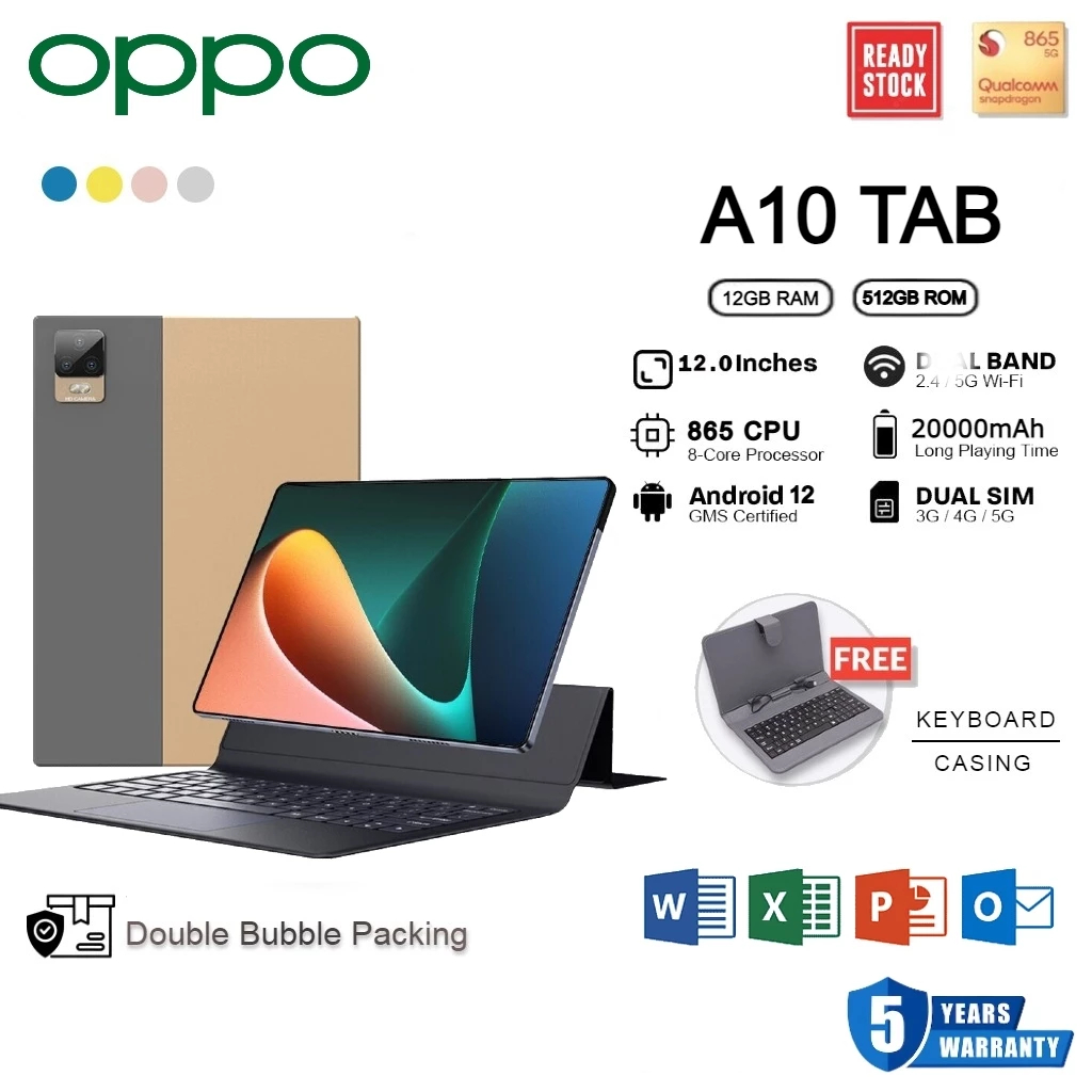 2025 MẪU MỚI Oppo Pad A12 Pro 12inch Android 12.0 [RAM 16GB 512GB ROM ...