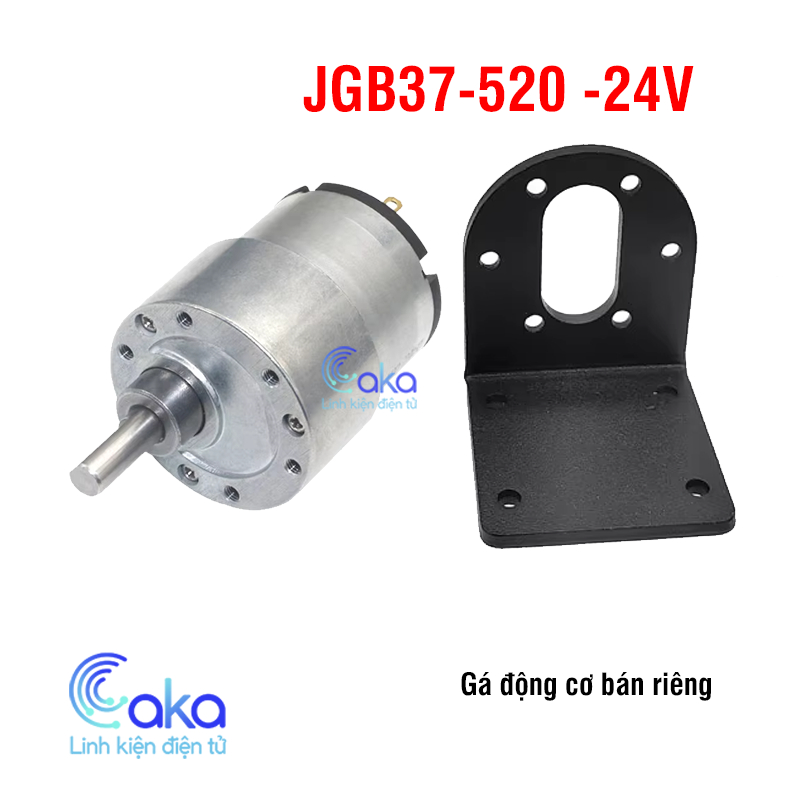 JGB37-520 - Động Cơ Giảm Tốc DC 24V 22rpm 45rpm 960rpm tùy chọn ...