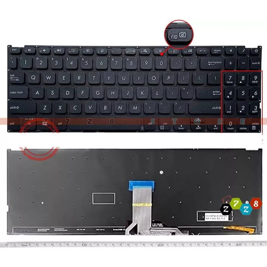 Bàn phím laptop Asus VivoBook X509 X509FA X509F X509FJ X509UA X509MA ...