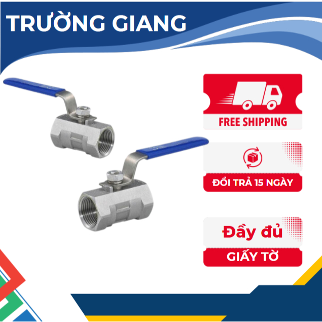 Van bi inox 304 1PC (DN8-DN25),ball valves 304 | Shopee Việt Nam