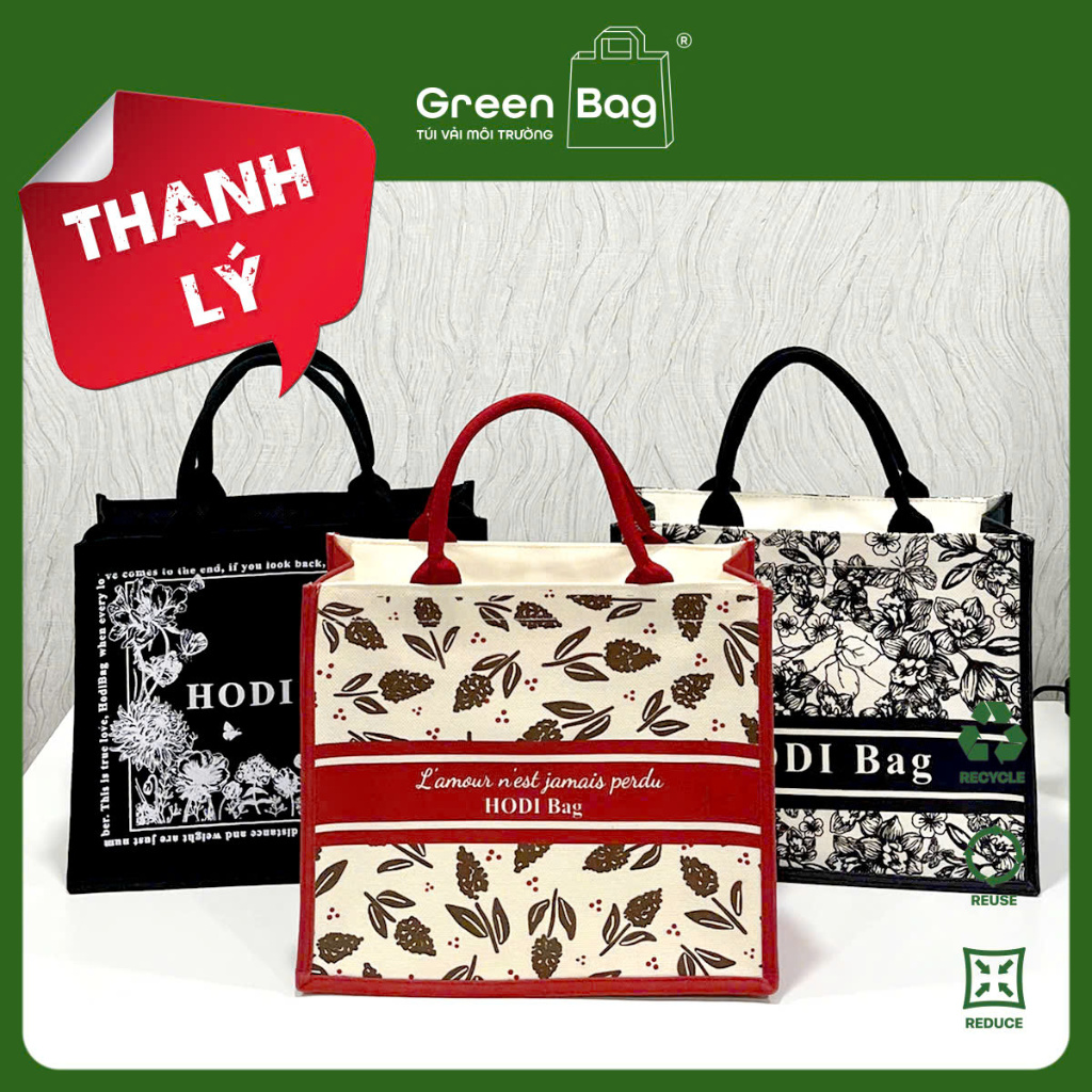 "Hàng Thanh Lý" Túi Vải Đay Thời Trang In Ấn Thương Hiệu - Size ...