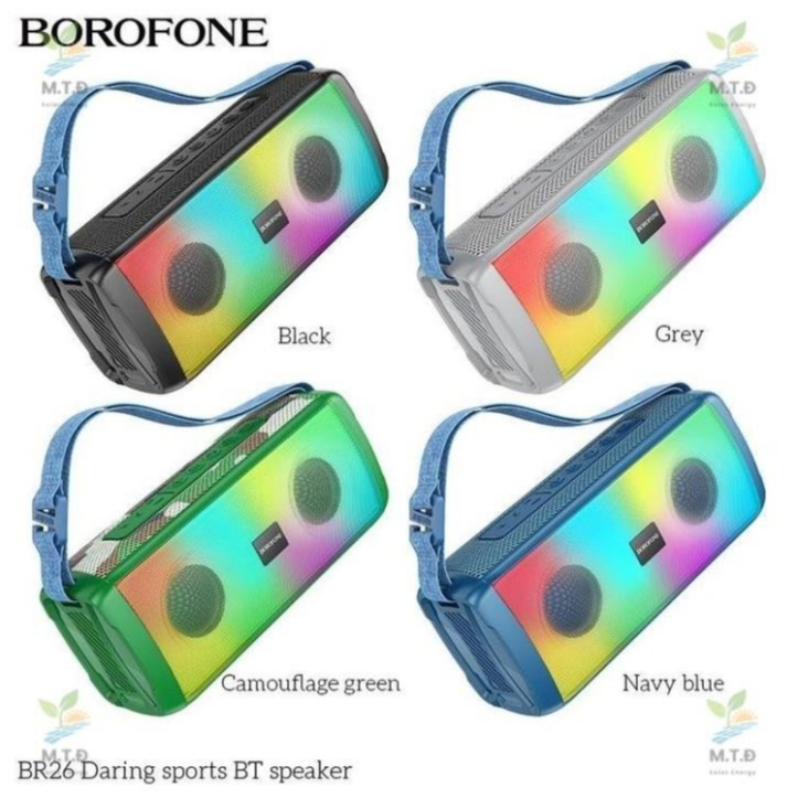 Loa Bluetooth Borofone BR26 V5.1 Pin1200mAh, Hỗ Trợ BLT, FM, TF, Ổ Đĩa Flash USB, TWS Và Các Chế ...