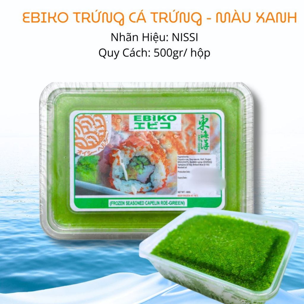 Hoả tốc - Trứng cá Sushi Ebiko Masago (500g) | Shopee Việt Nam