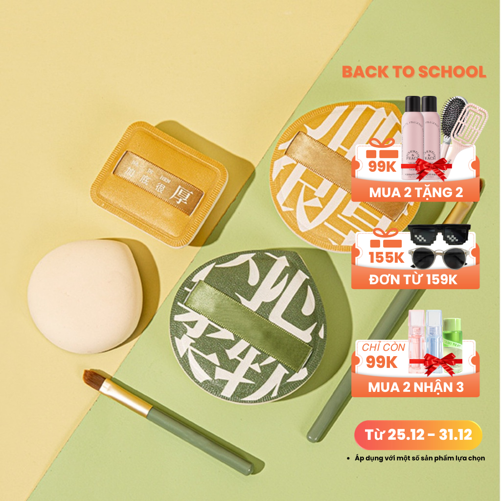 Mút tán mút trang điểm Big size XL rubycell kem nền cushion mềm mịn đàn hồi bigsize PHUK91 ...