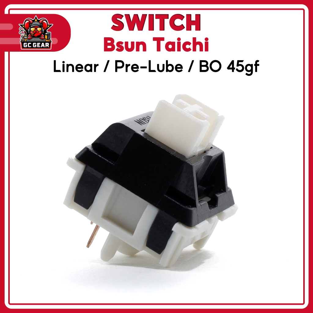 Switch Bsun Taichi | Switch Linear 45gf | Switch Pre-Lube sẵn dành cho bàn phím cơ | Shopee Việt Nam