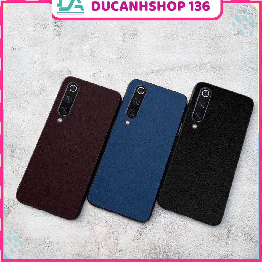 Ốp da trơn Xiaomi Mi 9 / Mi 9 se / Mi 9 lite / Mi A3 / CC9e / CC9 chống sốc bảo vệ camera ...