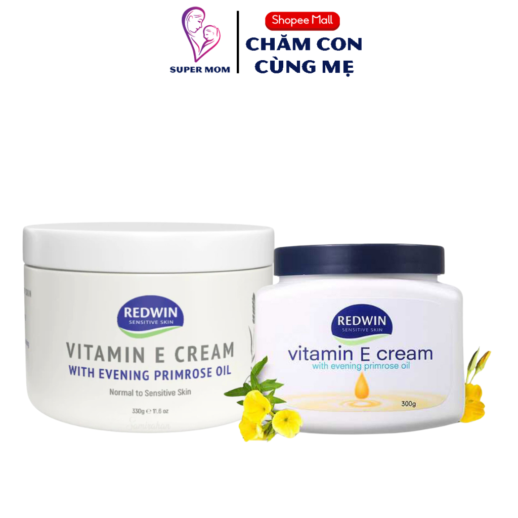Kem Dưỡng Ẩm Sáng Da Vitamin E Redwin Cream Úc 300g 330g giúp da mềm ...
