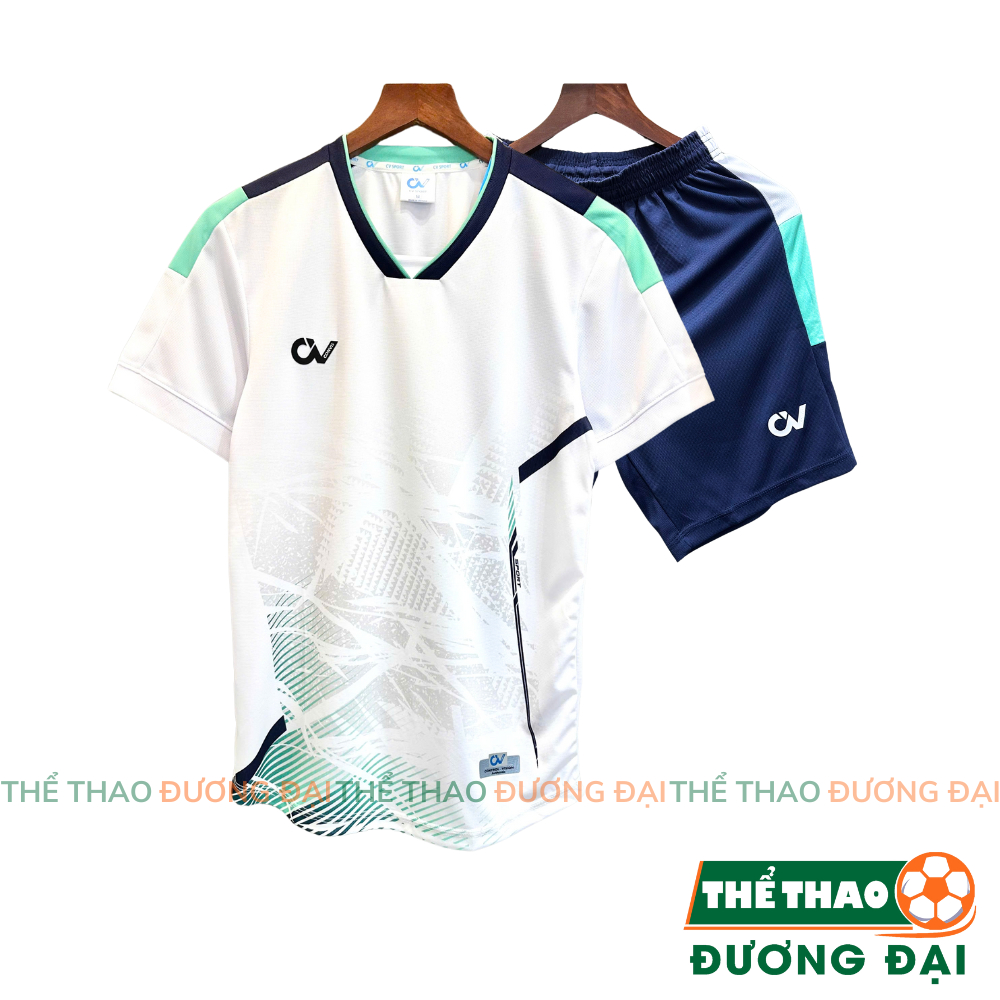 Quần Áo Bóng Đá Thiết Kế CV C500 Trắng Thun Mè Cao Cấp Thoáng Khí Thể Thao Đương Đại | Shopee ...
