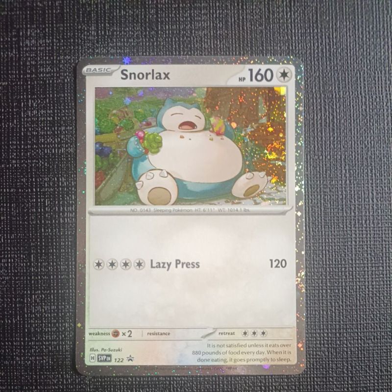 Thẻ Pokemon TCG Chính Hãng Snorlax - SVP122 - Cosmos Holo Promo ...