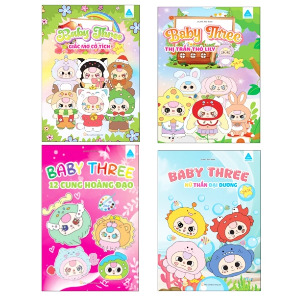 Sách - Tô Màu Baby Three Đáng Yêu Dành Cho Bé | Shopee Việt Nam