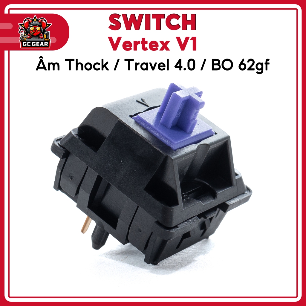 Switch Vertex V1 | Switch Linear 62gf | Switch Pre-Lube sẵn dành cho ...