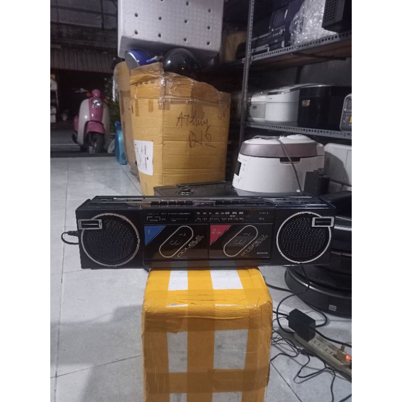 sale nhanh Radio cassette nhật Hitachi TRK W105 | Shopee Việt Nam