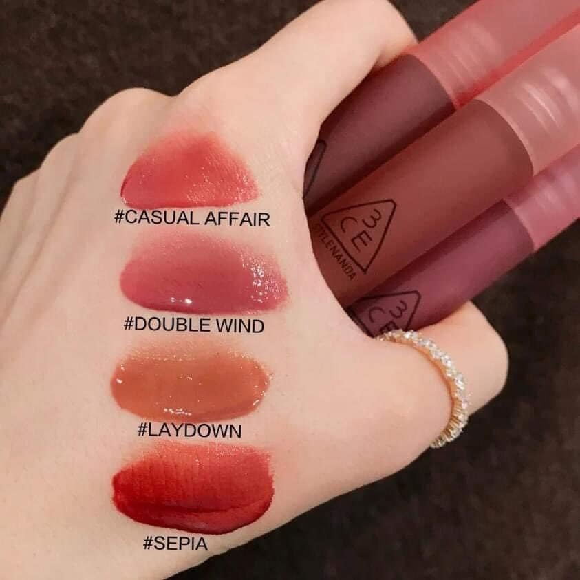 Son 3CE Blur Water Tint Full Màu Sepia Laydown son chiết | Shopee Việt Nam