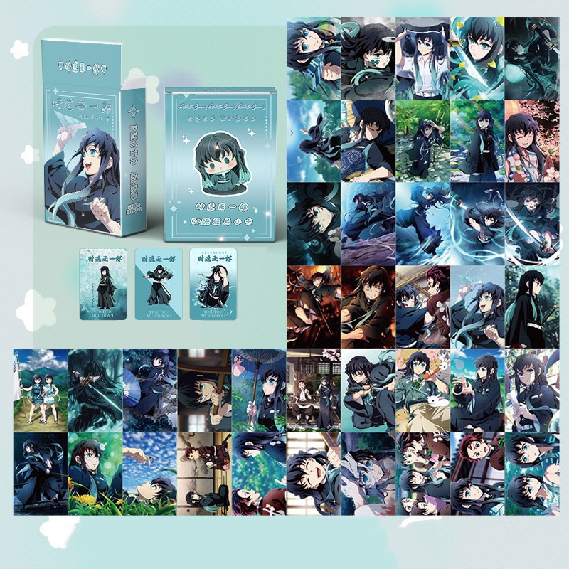 Hộp ảnh lomo MUICHIRO KIMETSU NO YAIBA muichiro Hà Trụ card anime manga ...