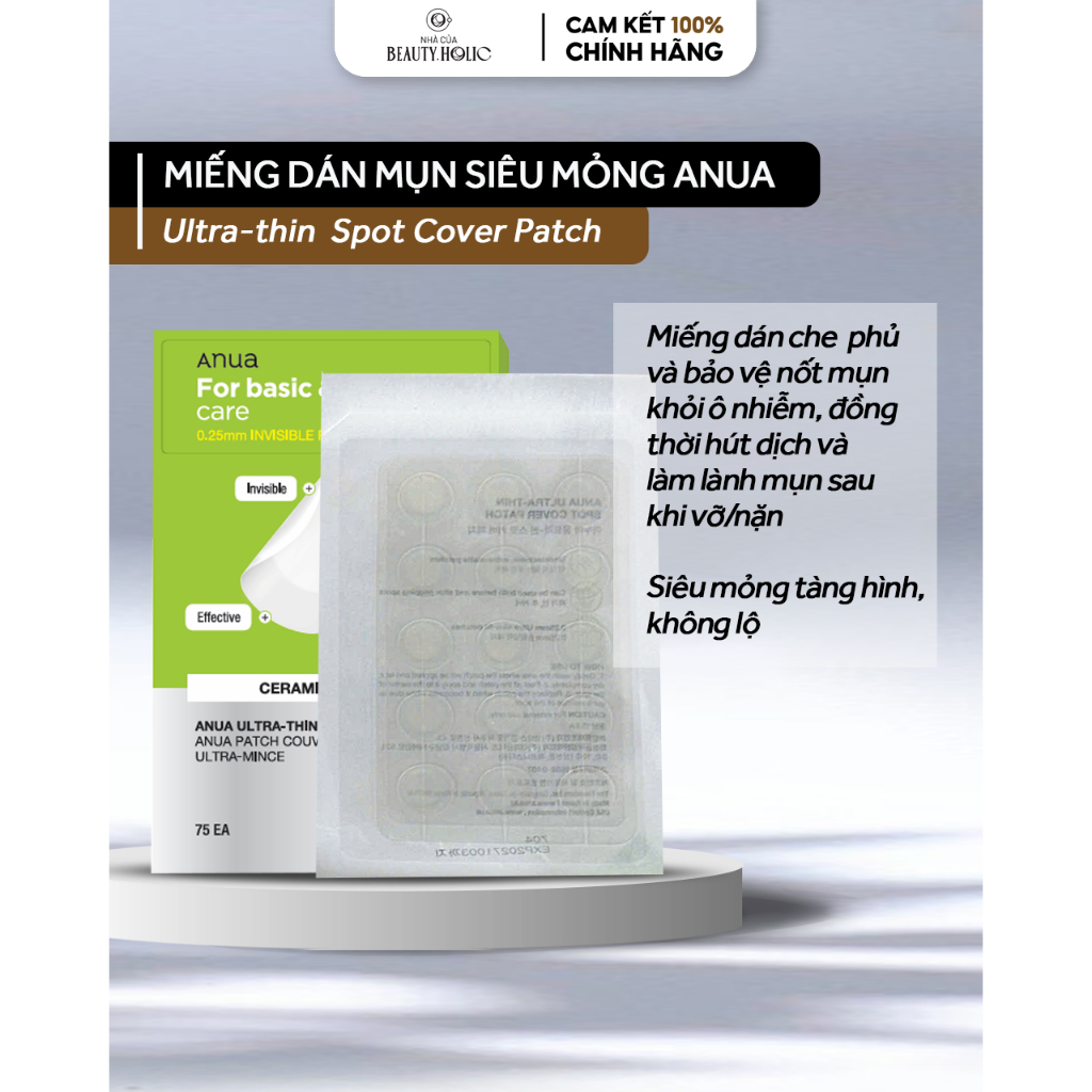 Dán mụn ANUA ULTRA THIN SPOT COVER PATCH | Shopee Việt Nam