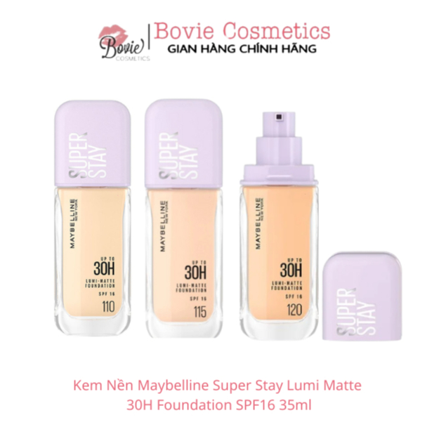 Kem Nền Maybelline Super Stay Lumi Matte 30H Foundation SPF16 | Shopee Việt Nam