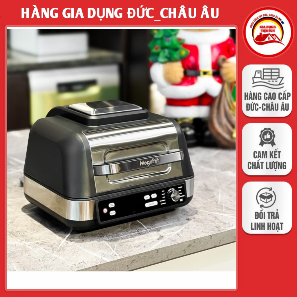 Bếp điện đa năng Mega Pot 5.8L 1750W làm nóng 3 chiều, 10 chức năng ...