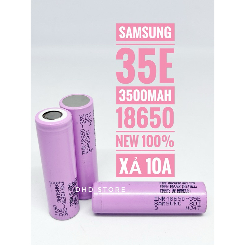 [DHD] Samsung 35E 3500mah 18650 mới 100% | Shopee Việt Nam
