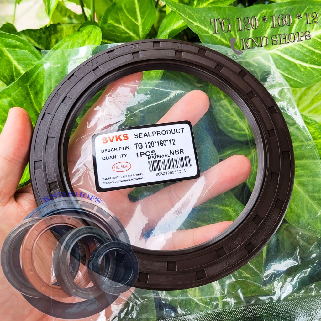 Phốt dầu SVKS TG 120*160*12 | JC TC 120*160*15 chuyên cho máy cán nhựa ...