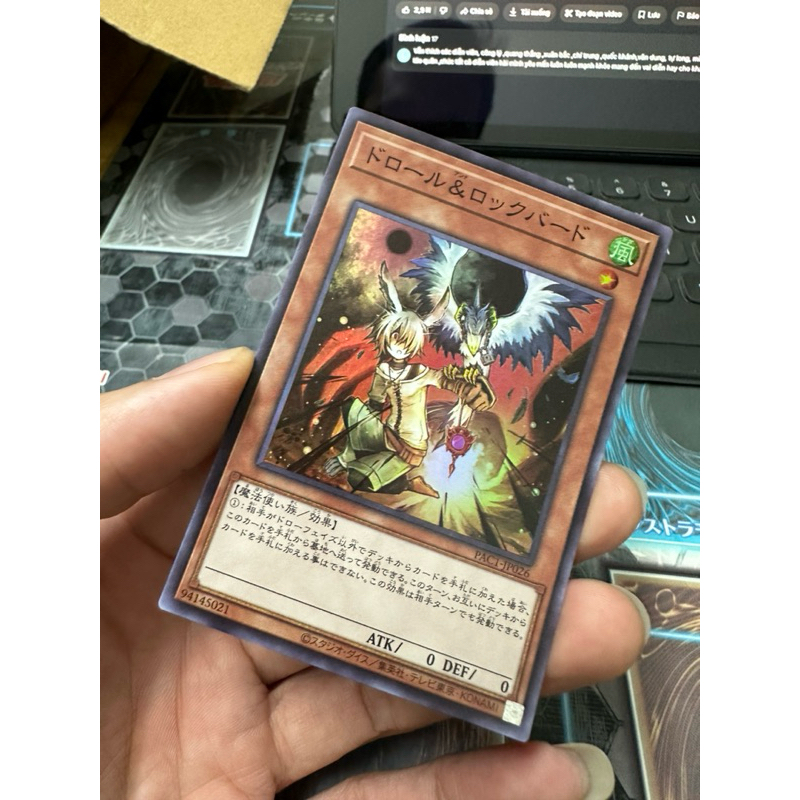 ( 20250127 ) Thẻ bài Yugioh chính hãng Droll & Lock Bird PAC1-JP026 | Shopee Việt Nam